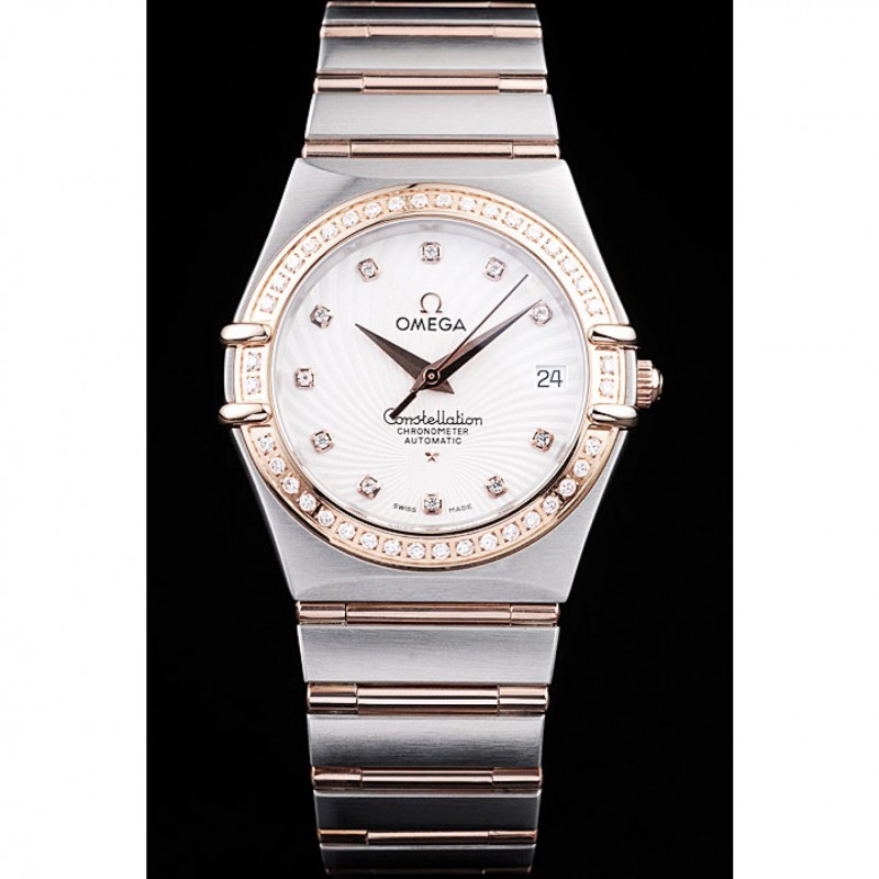 Omega Gioielli svizzero Constellation Diamond Dial Radiale Emblem ...