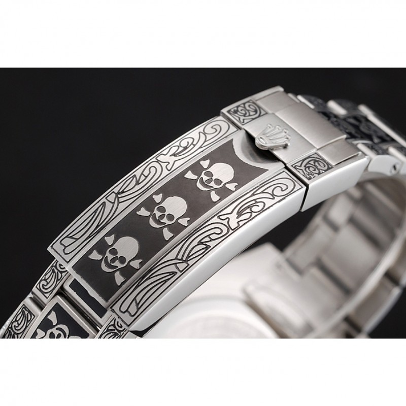 Rolex Mastermind Japan Limited Edition Quadrante Nero cassa e bracciale ...