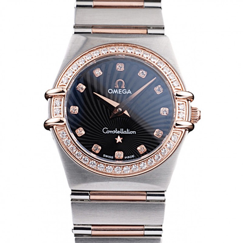 Omega Gioielli svizzero Constellation diamante involucro Radiale Emblem ...