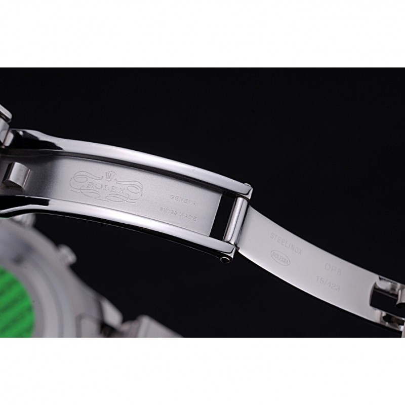 Rolex Yacht – Master II quadrante nero Bracciale in acciaio ...