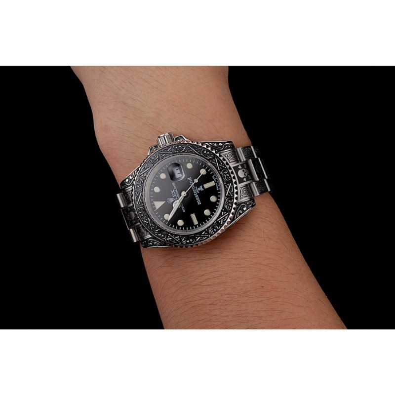 Rolex Mastermind Japan Limited Edition Quadrante Nero cassa e bracciale ...